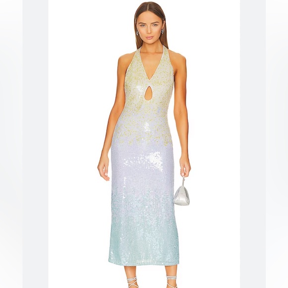 Yaura | Dresses | Yaura Kitan Dress Ombr Sequin | Poshmark